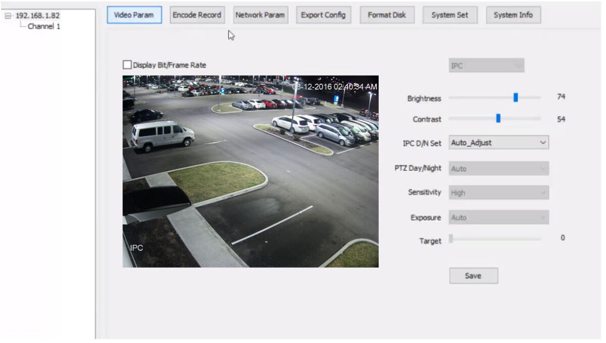 تنظیمات دوربین تیاندی با نرم افزار Search Config Tool - نمایندگی فروش دوربین تیاندی